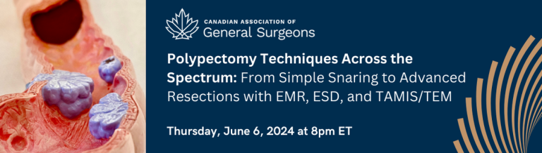 Polypectomy Webinar banner June 6 2024 - CAGS